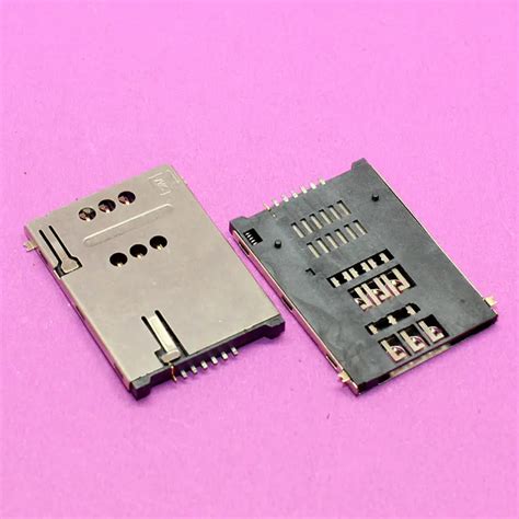 YuXi Pcs New SIM Card Holder Connector P Memory Card Adapter For Phone Tablet PC SMT Self