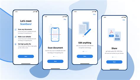 Scan App UI UX Design Behance