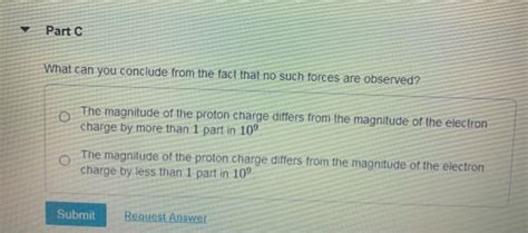 Solved Suppose The Magnitude Of The Proton Charge Differs