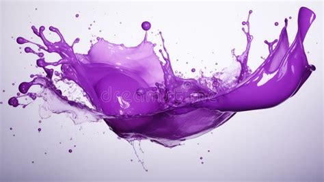Splash Purple Color Drop Stock Illustration Illustration Of Photograph 389109284