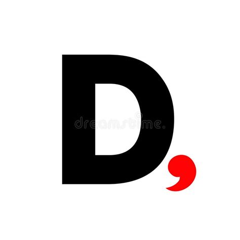 D Brand Name Vector Monogram Stock Vector Illustration Of Modern Graphic