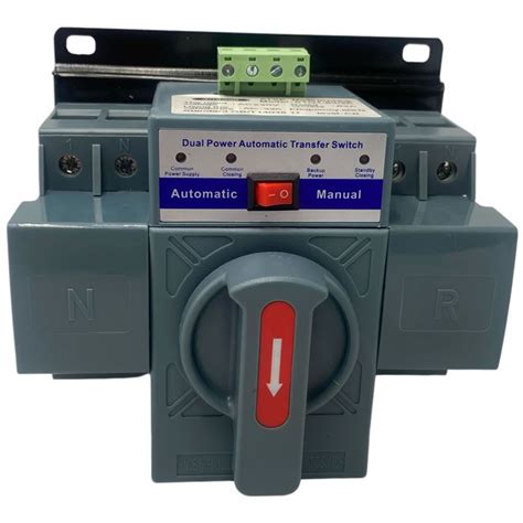 Mini Dual Power Automatic Transfer Switches 220v 63a 2p 46 Off