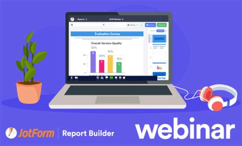 Webinar Introducing Jotform Report Builder