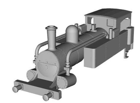 🛤️ Metropolitan Railway A Class 4 4 0t Loco 132 Scale・ 3d File For 3d