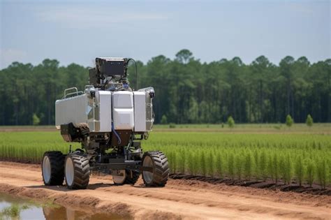 Premium Photo Robot Manipulator With Smart Farming Technology Robotic Agriculture