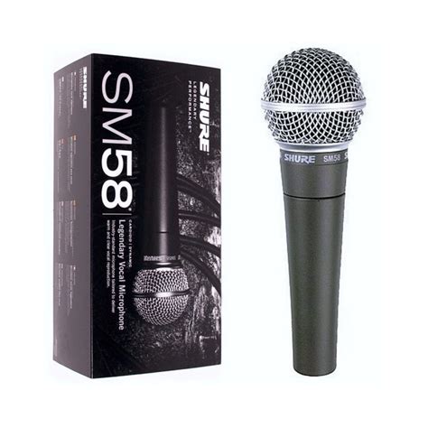 Shure Sm 58 Dynamic Microphone Vocal Wired Microphones Instrument
