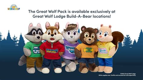 The Great Wolf Pack New From Build A Bear Workshop By Lahmom2000 On