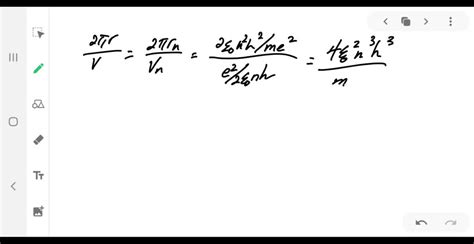 Solved A Using The Bohr Model Calculate The Speed Of The Electron In