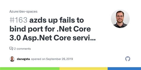 Azds Up Fails To Bind Port For Net Core 30 Aspnet Core Service Bad Gateway Errempty