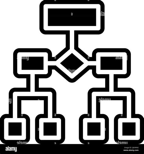 Workflow Icon Black Vector Illustration Stock Vector Image And Art Alamy