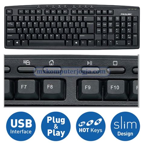 Keyboard Prolink PKCM 2003 USB MX Komputer Jogja