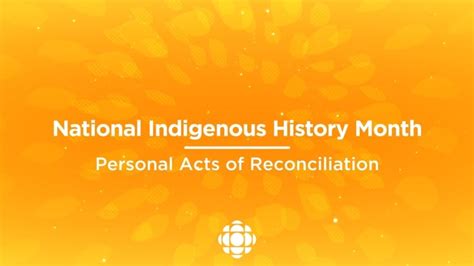 Personal Acts Of Reconciliation Cbc News