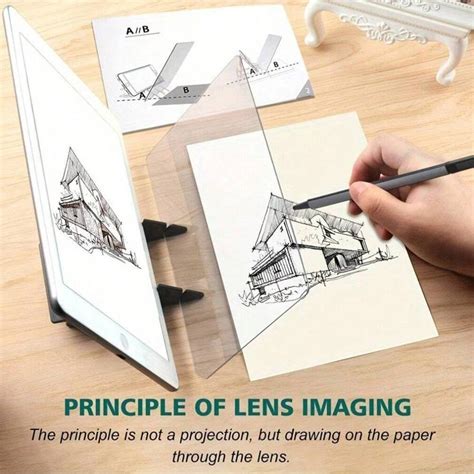 Optical Clear Drawing Board Portable Optical Tracing Board Image Draw