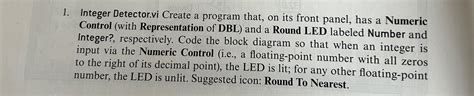 Solved Integer Detectorvi Create A Program That On Its