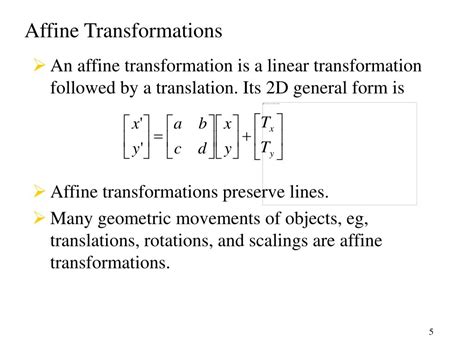 Ppt Chapter 4 2 D Transformations Cartesian Coordinates Powerpoint