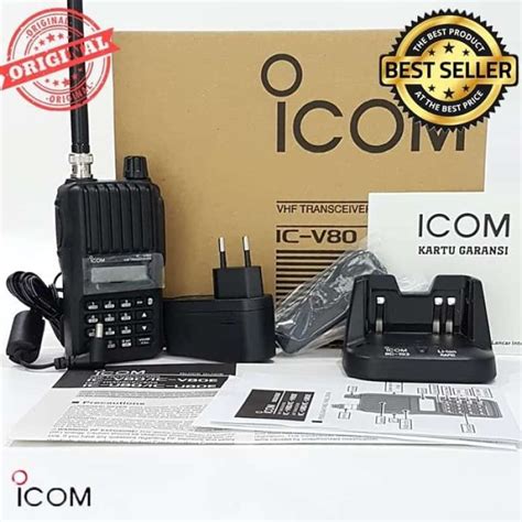 Promo Radio Ht Icom V Icv Ic V Vhf Handy Talky V E V New Diskon Di Seller Mmt