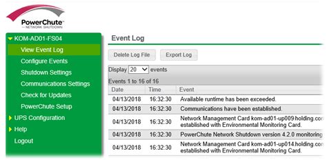 Apc powerchute network shutdown Вэб шпаргалка для интернет предпринимателей