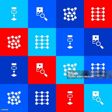 알고리즘 사진 보정 신경망 및 아이콘을 설정합니다 벡터 개념에 대한 스톡 벡터 아트 및 기타 이미지 개념 건축물 과학 Istock