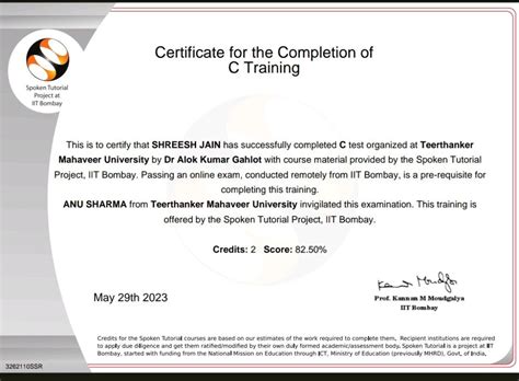 Shreesh Jain On Linkedin Connections Iitbombay Spokentutorial