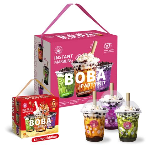 Buy Os Bubble Instant Marbling Boba Party Kit Ambient Servings Online At Desertcartksa