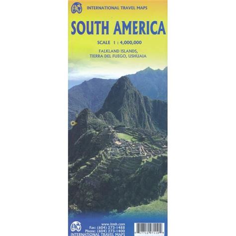 South America Road Map Geographica