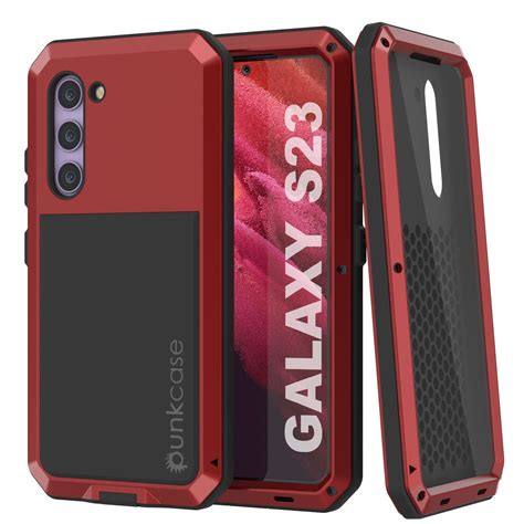 Galaxy S23 Metal Case Heavy Duty Military Grade Armor Cover Shock Pr