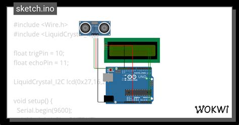 Sensor Jarak Copy Wokwi Esp32 Stm32 Arduino Simulator