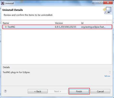 Eclipse Uninstall