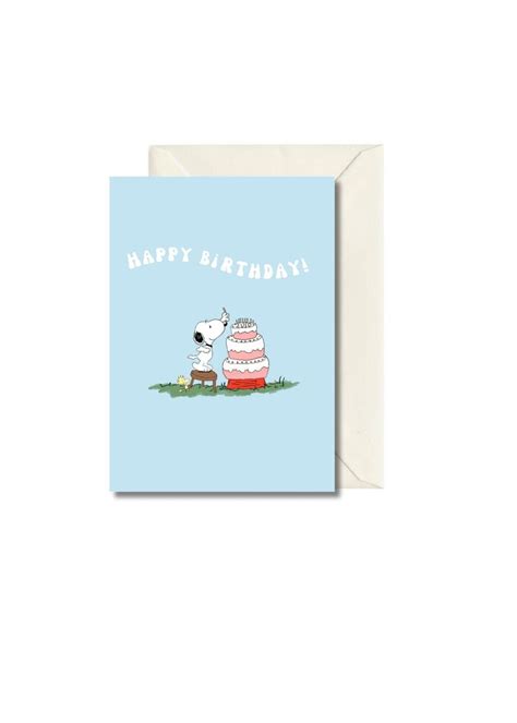 Happy Birthday Snoopy Card Printable Snoopy Birthday Card Last Minute Birthday Card Charlie