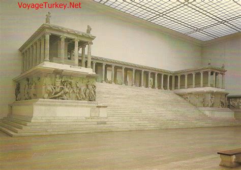 Altar Of Zeus At Pergamon Turkey The Throne Of Satan Voyageturkey