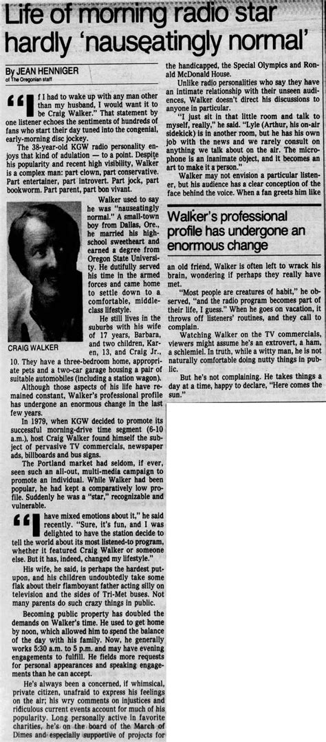 Focus On Radios Average Superstar Craig Walker Qzvx Broadcast