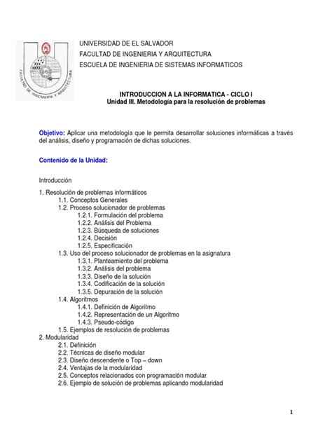 Documento Semana 5 Modularidad Pdf Algoritmos Lenguaje De