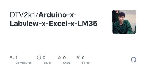 GitHub DTV2k1 Arduino X Labview X Excel X LM35