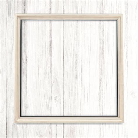 White Wood Frame Texture