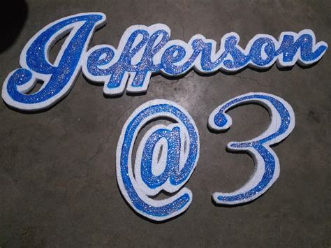 Styro Name Backdrop And Round Styro Eanda Balloons Decor