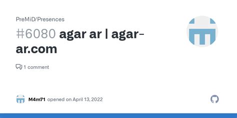 Agar Ar Agar · Issue 6080 · Premidpresences · Github