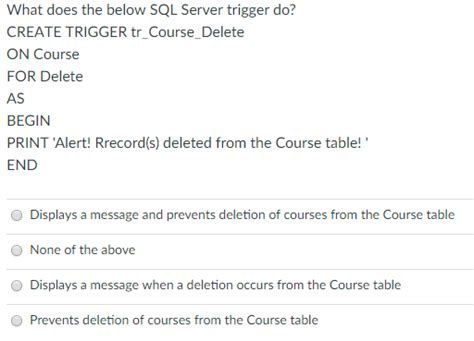 solved what does the below sql server trigger do create