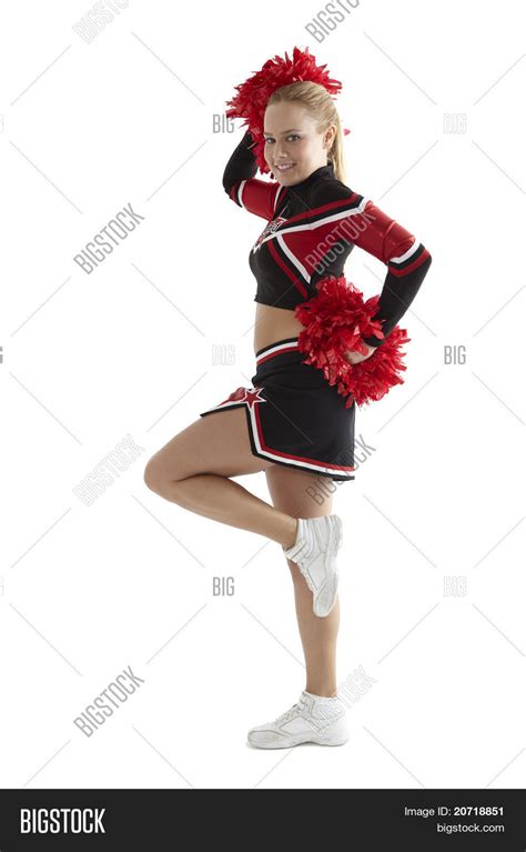 Cheerleading Pose Image And Photo Free Trial Bigstock
