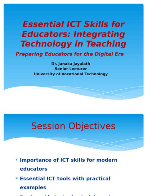 Essential Ict Training For Educators Pdf Educational Technology