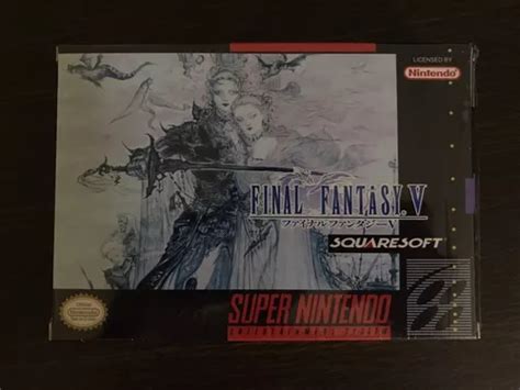 Repro Final Fantasy V 5 Snes Novo Aberto Apenas Para Fotos
