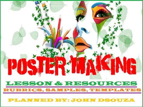 Poster Design Lesson And Resources Teaching Resources