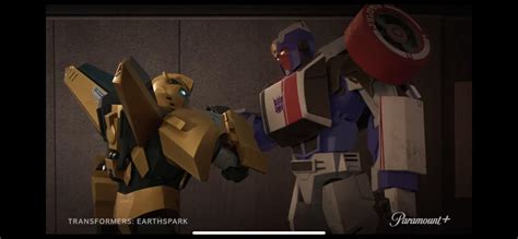 I Havent Watched Earthspark But Who Is This With Bumblebee R Transformers