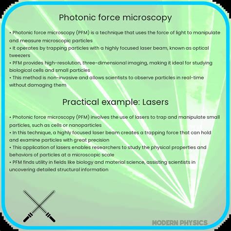 Photonic Force Microscopy High Resolution Non Invasive And Precise