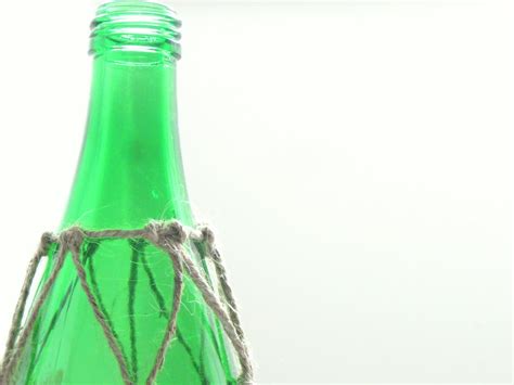 How To Sew A Fish NetInadvertent Knotted Jute Demijohn Knockoff