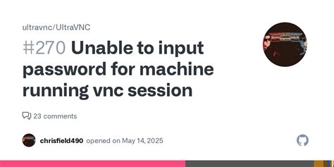 Unable To Input Password For Machine Running Vnc Session · Issue 270