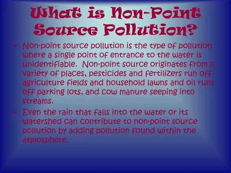 PPT What Is Non Point Source Pollution PowerPoint Presentation Free Download ID 5602197