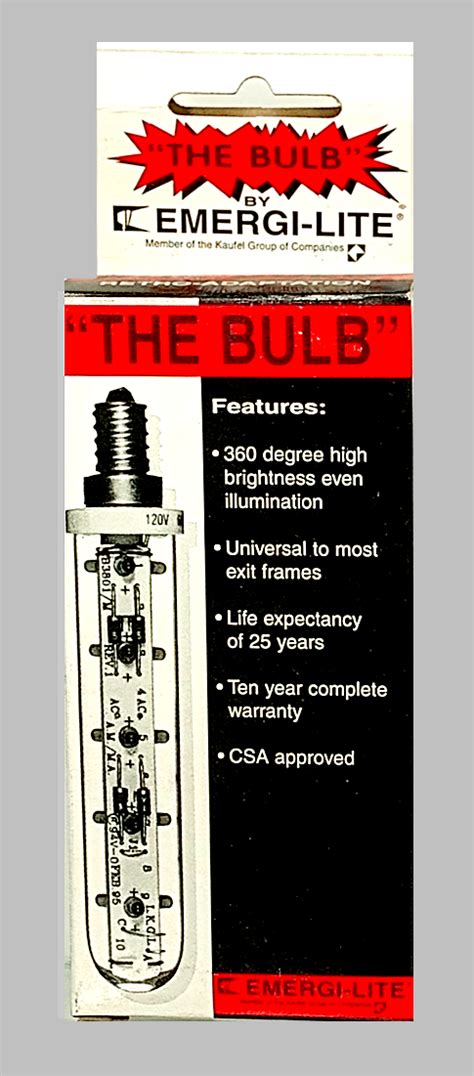 Led Replacement Bulb For Exit Signs Hanks Elec Surplus