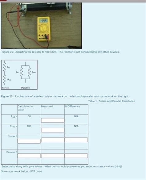 solved transcribed image text lab series and parallel circuit nyt