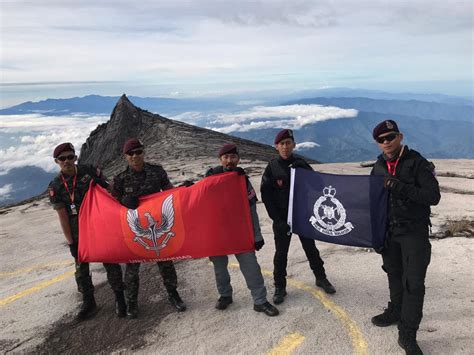 Program Mengibarkan Bendera Utk Dan Bendera Pdrm Sang Saka Biru Kundasang 01 Februari 2020