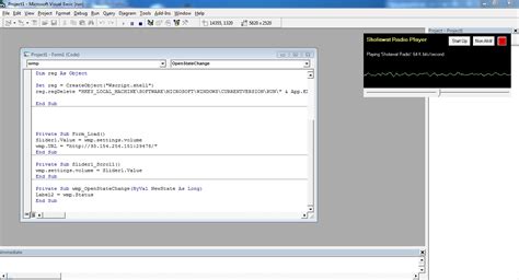 Membuat Radio Player Menggunakan Visual Basic 6 Artikel Visual Basic
